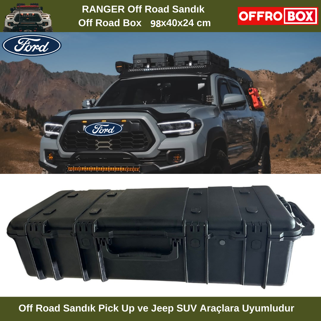 Off Road Box Kasa İçi Sandık Off Road Sandık Pickup Box