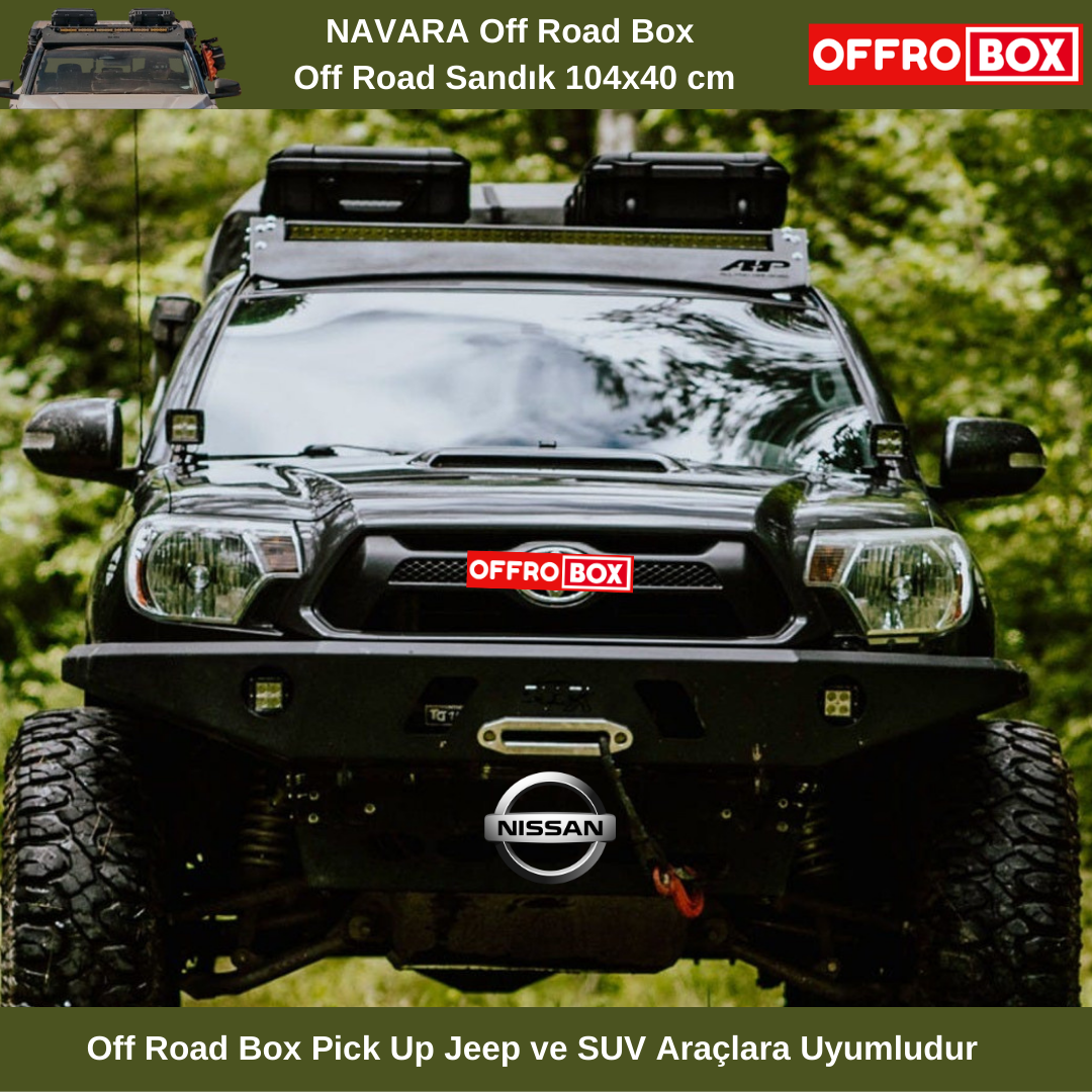 Nissan Navara Off Road Box Off Road Sandık Pick Up Bagaj Box 104x40 cm