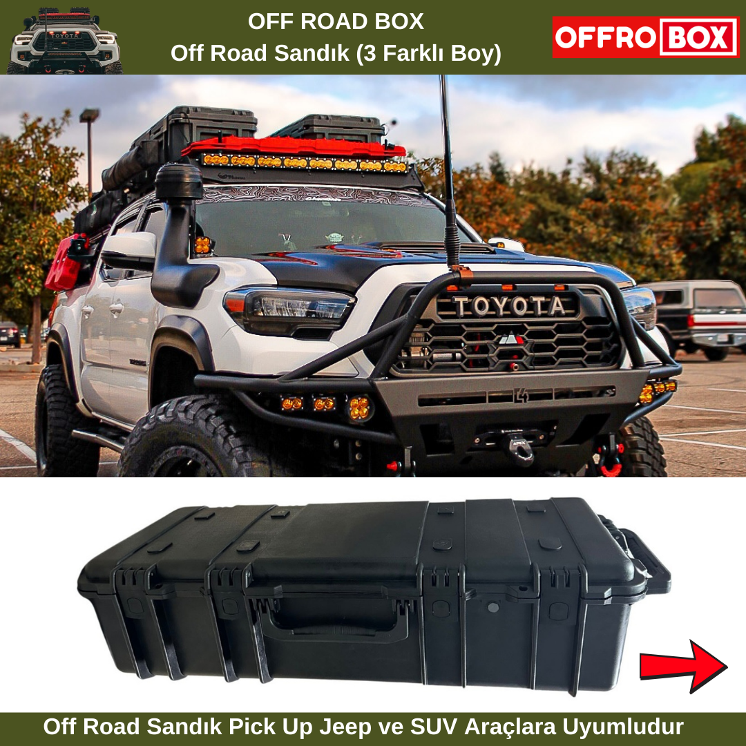 Off Road Sandık Pick Up Off Road Box Pickup Sandık 98x40x24 cm