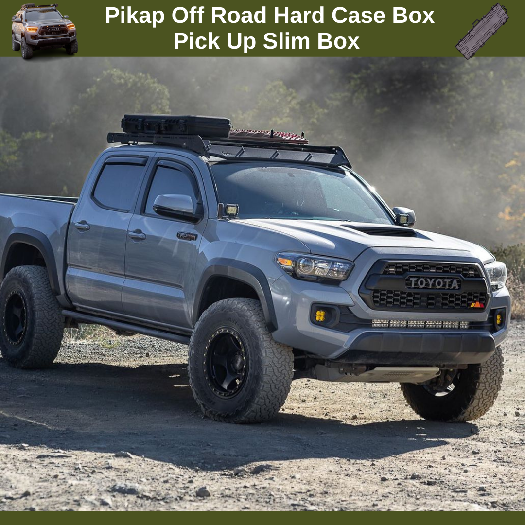 Pikap Off Road Hard Case Box Pick Up Slim Box Kutu 102x30x10 cm