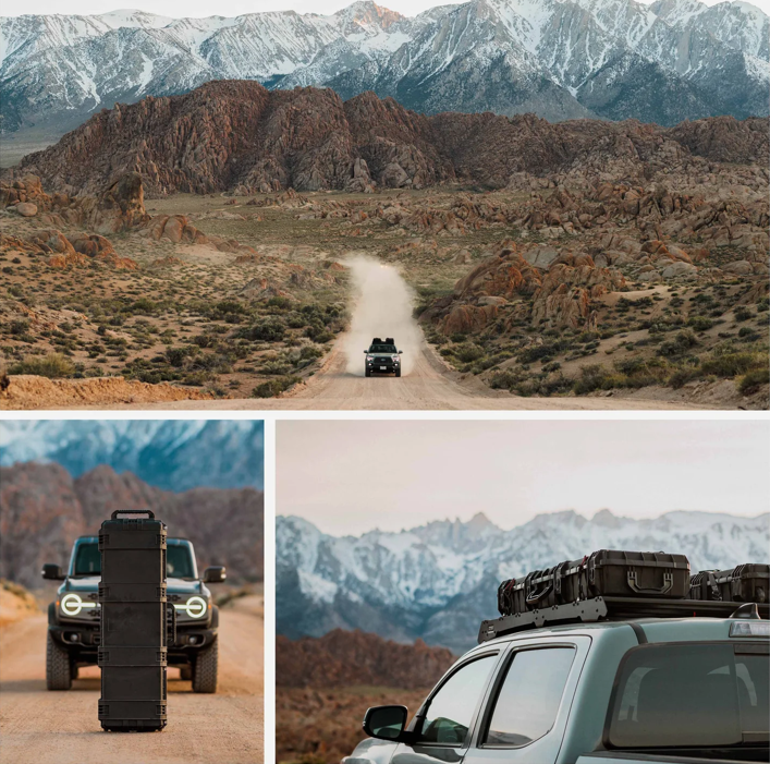 Pikap Off Road Hard Case Box Pick Up Slim Box Kutu 102x30x10 cm